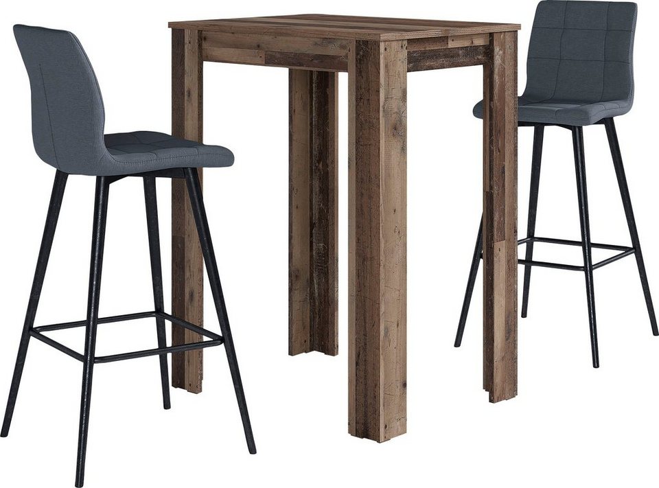 Byliving Bargruppe Essgruppe Nele Stühle Simone Set 3 Tlg Tisch